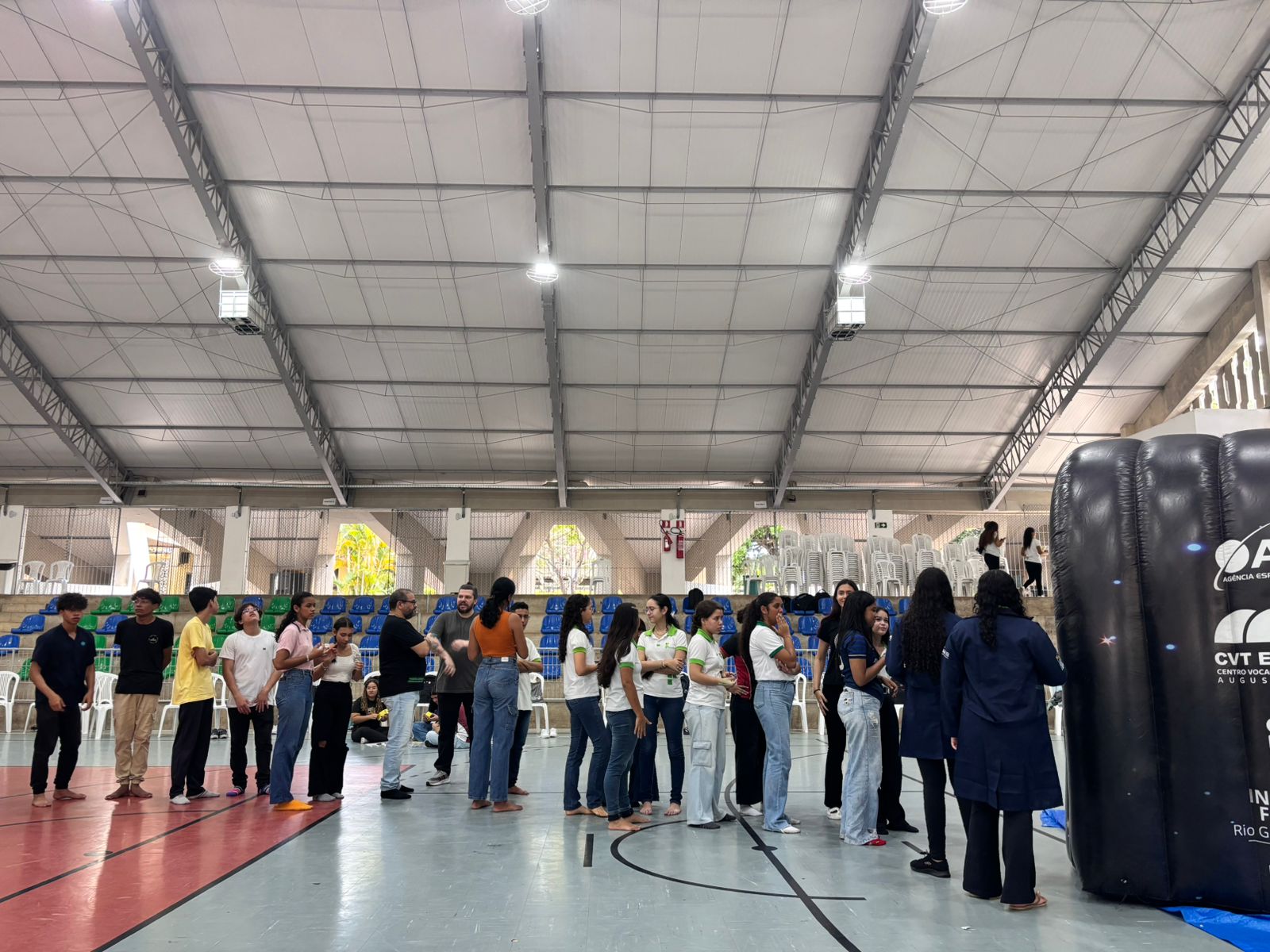 CVT-E da AEB participa da Expotec do Campus IFRN Natal-Central — Agência Espacial Brasileira