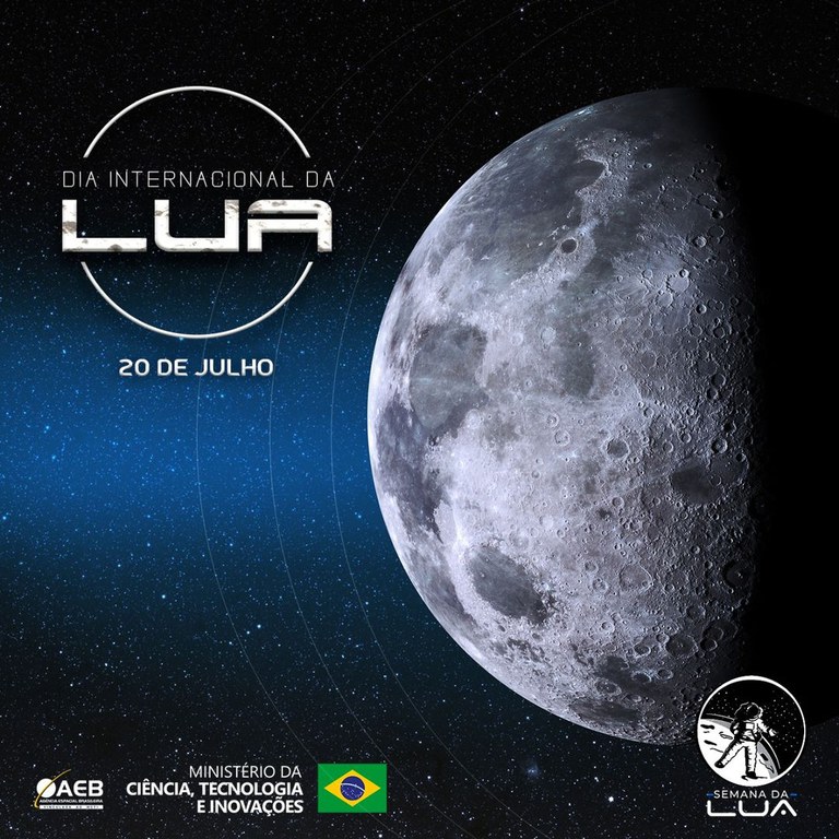 Dia Internacional da Lua — Agência Espacial Brasileira
