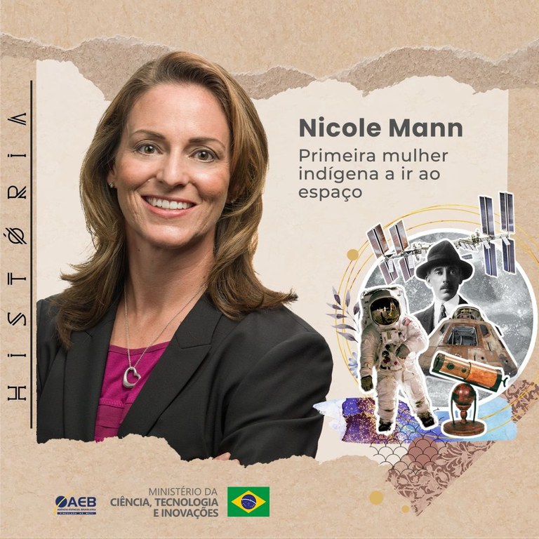 História: Nicole Mann — Agência Espacial Brasileira