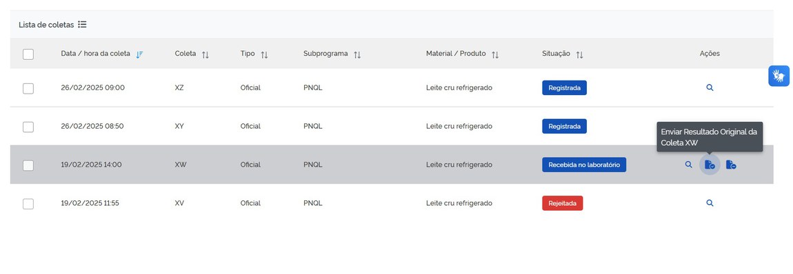 Módulo WEB do MAPA LABs para laboratórios — Ministério da Agricultura e Pecuária