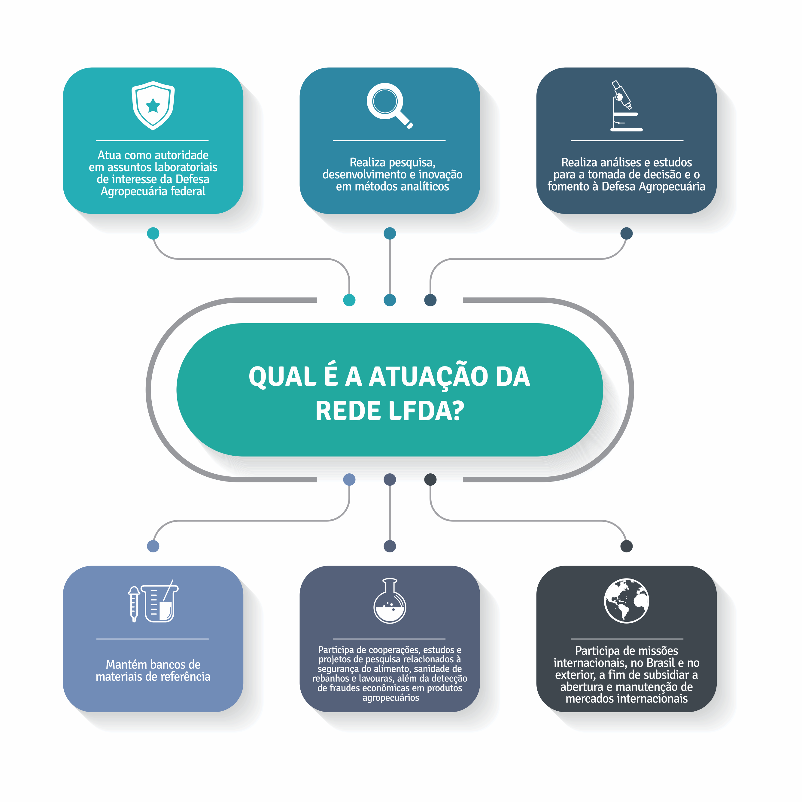 O que faz a Rede LFDA — Ministério da Agricultura e Pecuária