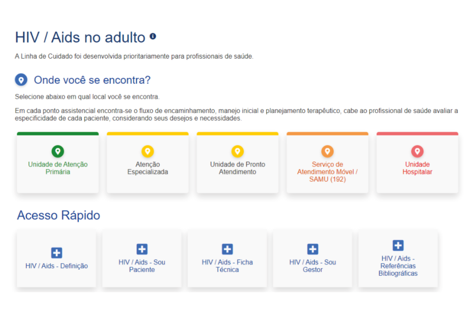 Saúde lança Linha de Cuidado HIV/Aids para profissionais da área ...