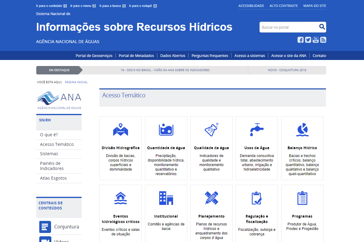 Consulta pública sobre o SNIRH estará aberta até 22 de fevereiro ...