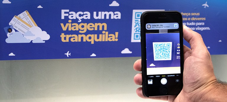 Projeto QR Code nos aeroportos traz informação sobre direitos e deveres ...