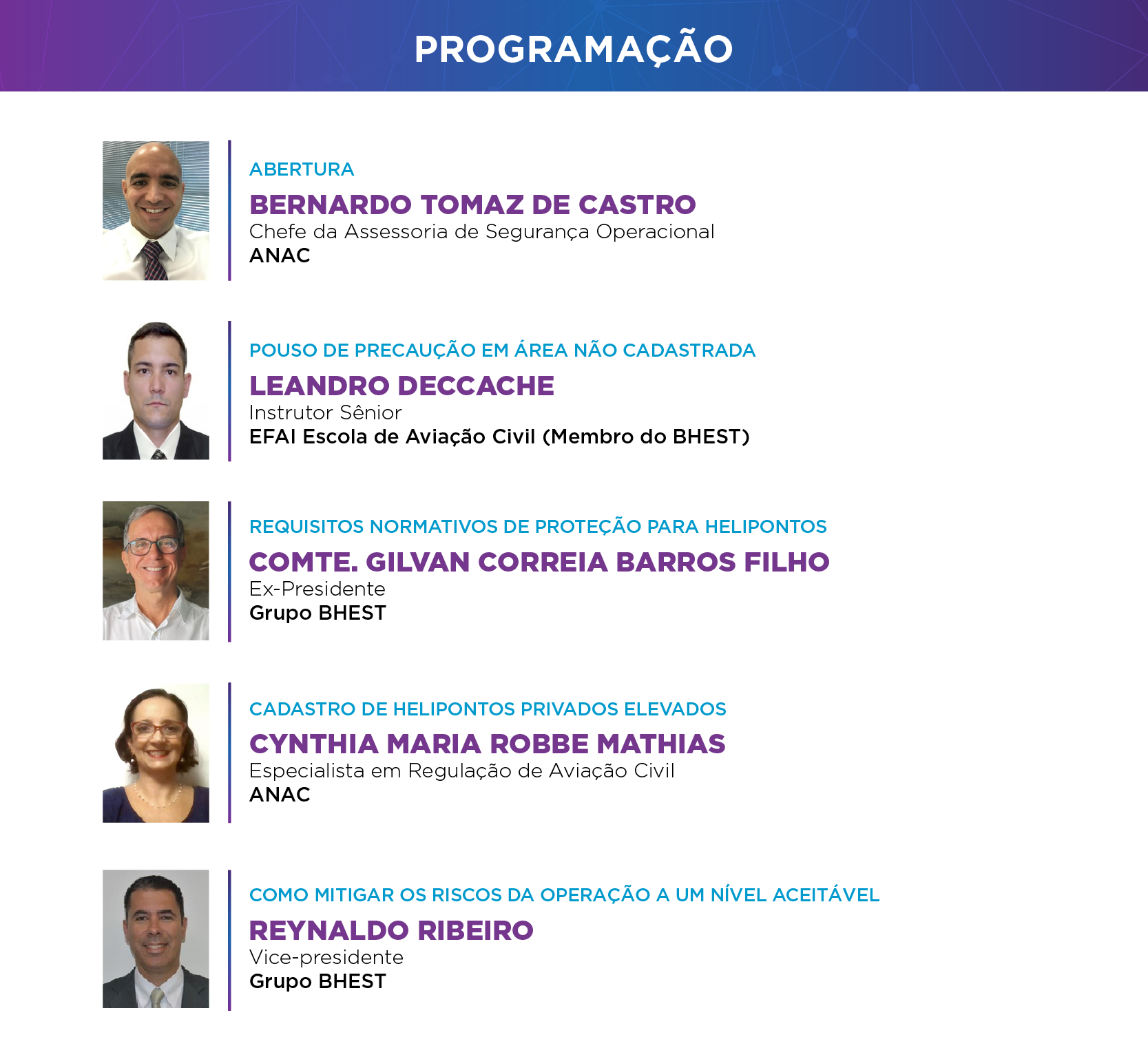 Workshop BHEST: operação de helicóptero em área não cadastrada ...