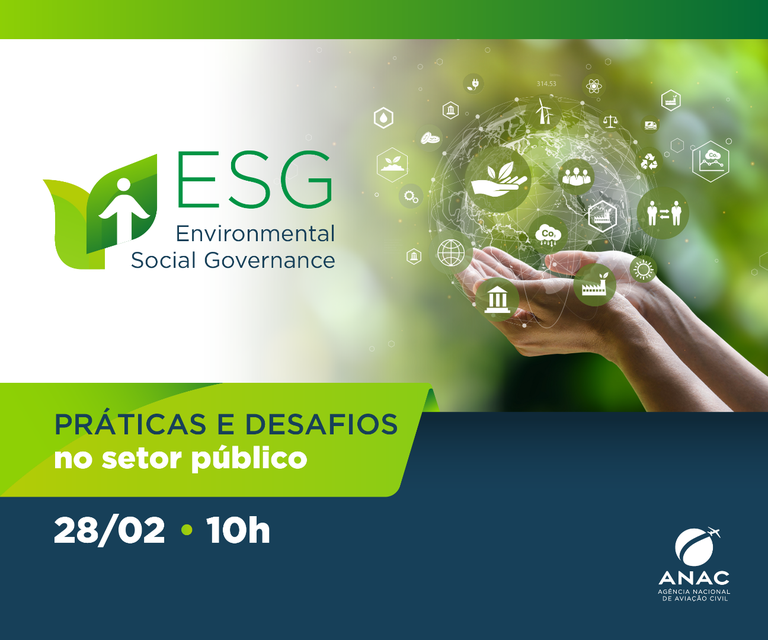Painel sobre práticas e desafios do ESG no setor público será realizado no dia 28/2 — Agência ...