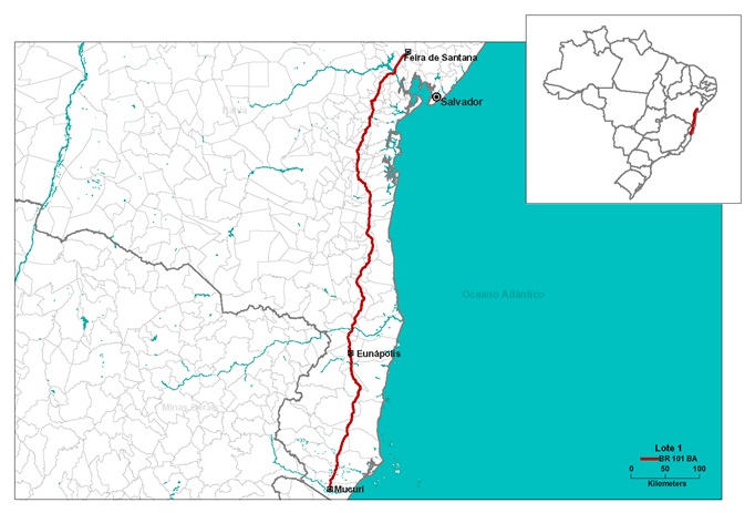 ANTT publica aviso de edital de concessão da BR 101, na Bahia — Agência ...