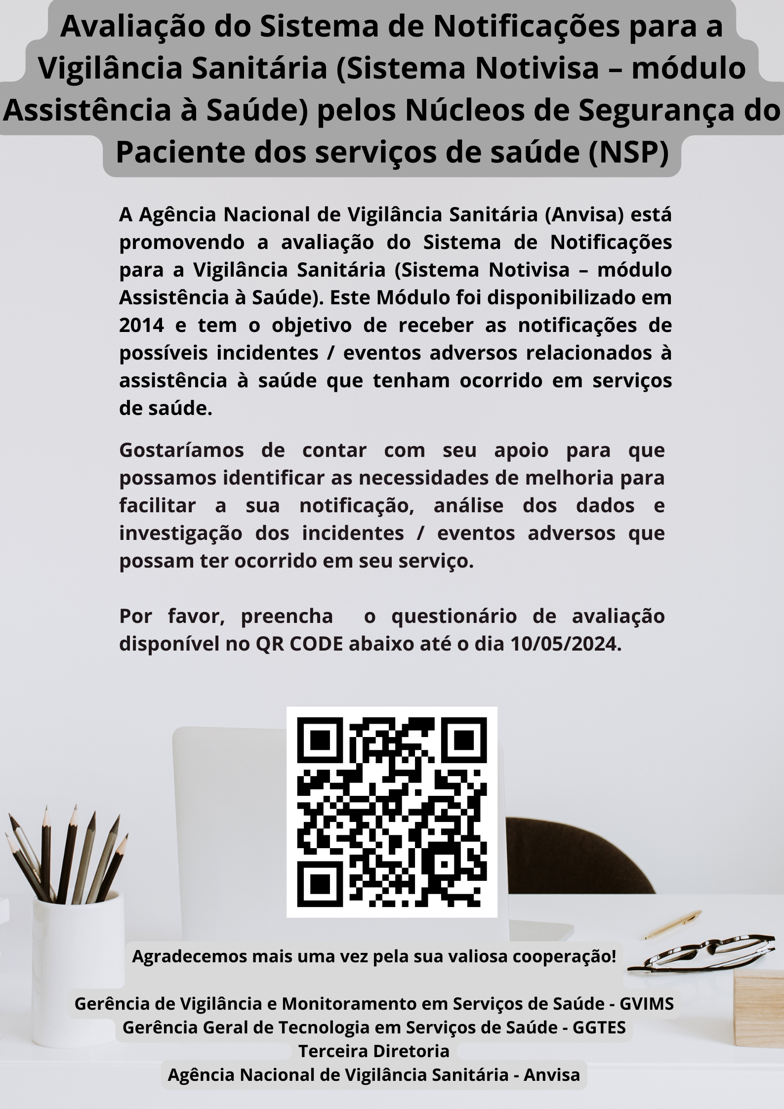 Serviços de saúde — Agência Nacional de Vigilância Sanitária - Anvisa