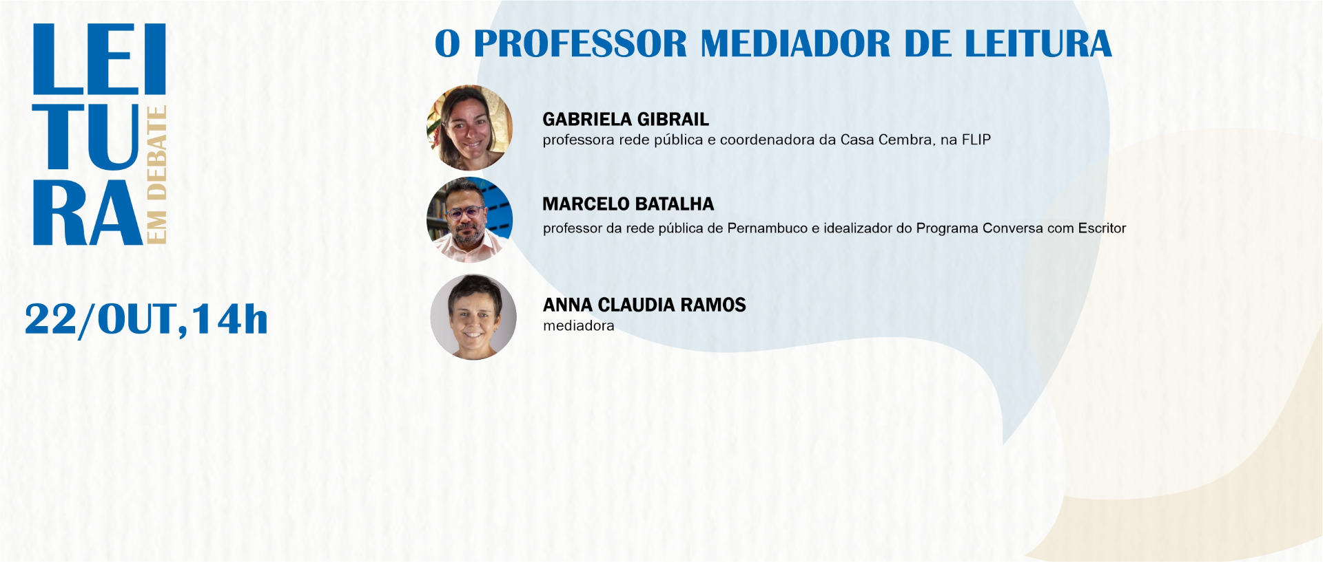 BN Convida | Leitura em debate: o professor mediador de leitura ...