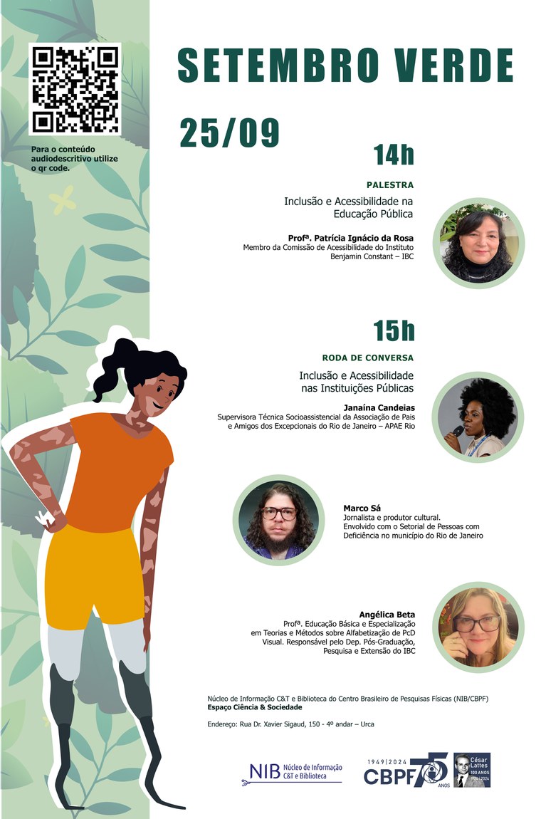 Setembro verde: Venha dialogar sobre acessibilidade e inclusão — Centro ...