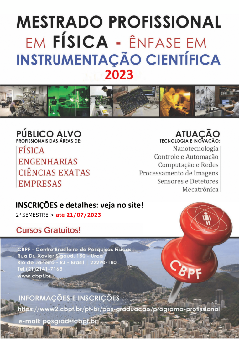 Admissão — Centro Brasileiro de Pesquisas Físicas - CBPF