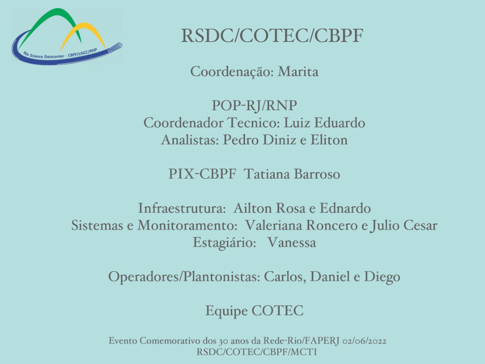Inauguração RSDC — Centro Brasileiro de Pesquisas Físicas - CBPF