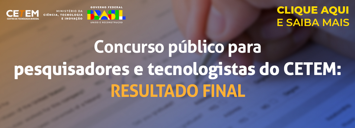 CETEM — Centro de Tecnologia Mineral - CETEM