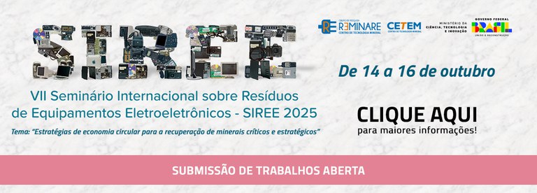 siree-2025.jpg — Centro de Tecnologia Mineral - CETEM