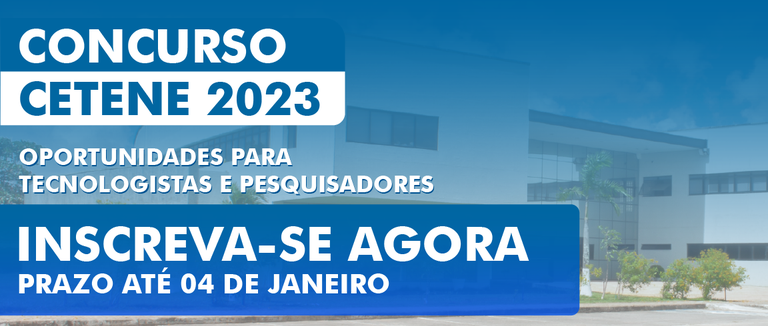 Começam as inscrições do concurso público do CETENE para Tecnologista e ...