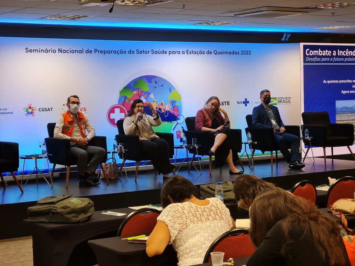 Censipam destaca importância da plataforma Painel do Fogo durante seminário — Ministério da Defesa