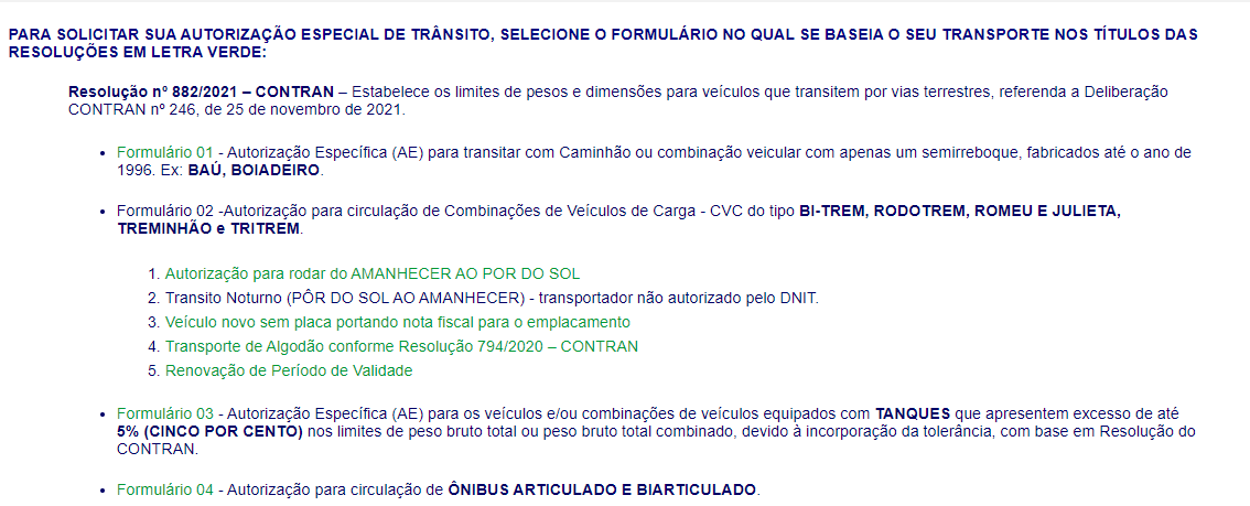 Passo a passo para solicitação de AET — Departamento Nacional de ...