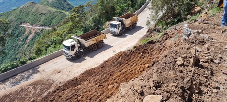 DNIT retoma obra de pavimentação da BR-285/SC em Timbé do Sul ...