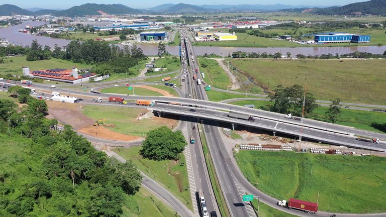 Inaugurado viaduto na BR-470/SC, em Navegantes — Departamento Nacional ...
