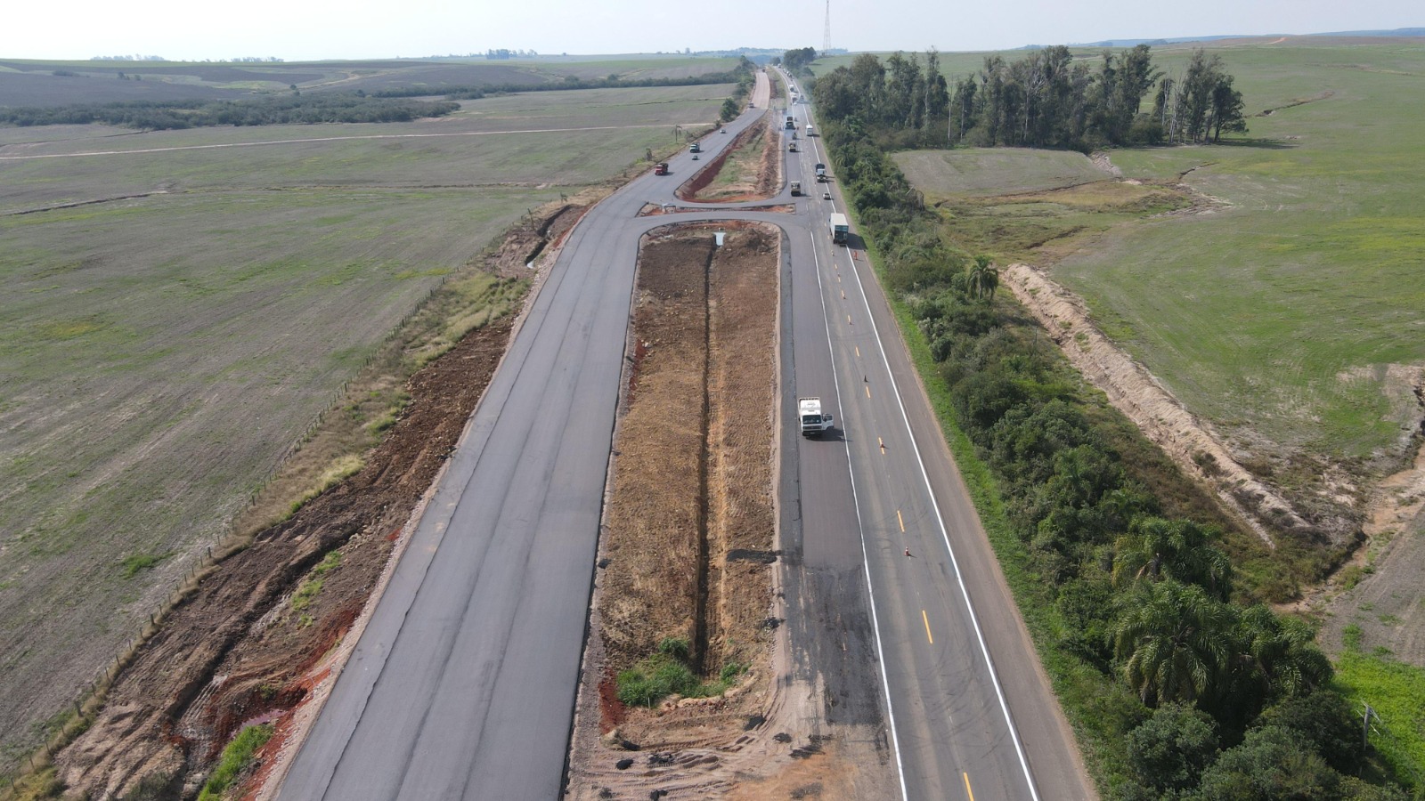 No Rio Grande do Sul, obras de duplicação dos lotes 3 e 4 da BR-290/RS ...