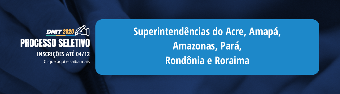 Banner Rotativo — Departamento Nacional de Infraestrutura de Transportes