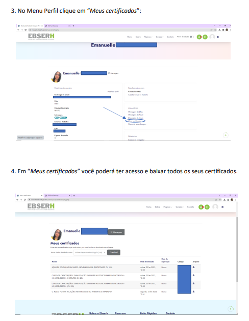 Como faço para obter segunda via de certificado de curso de capacitação ...