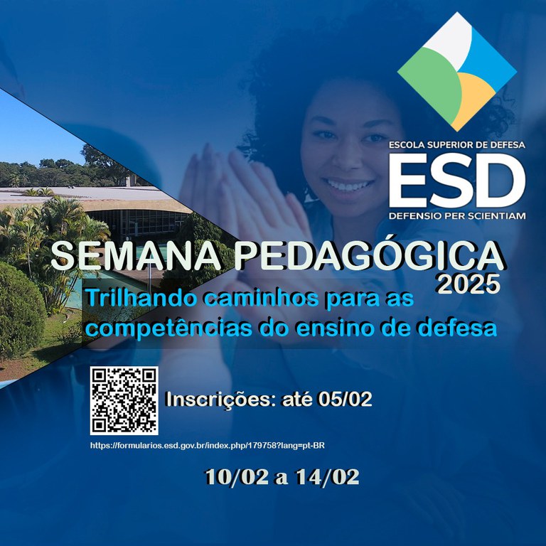 ESD promove Semana Pedagógica 2025 com foco nas competências para o Ensino de Defesa — Escola ...