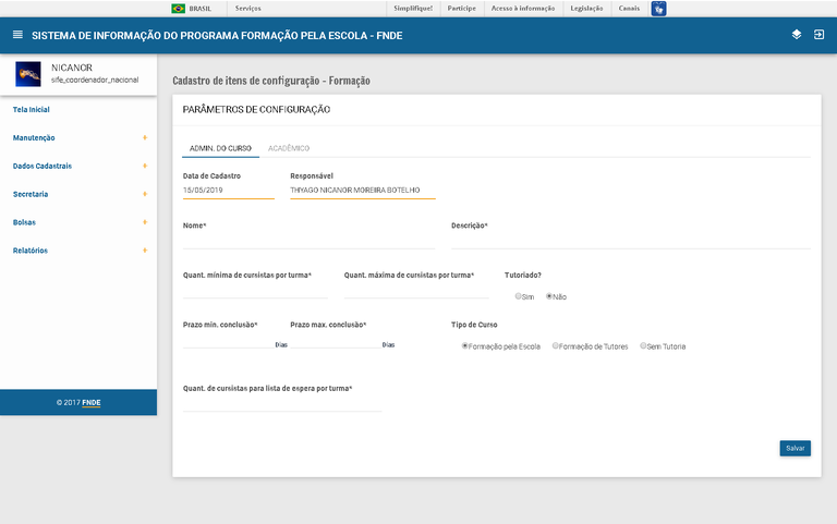 incluir_config_form.png — Fundo Nacional de Desenvolvimento da Educação