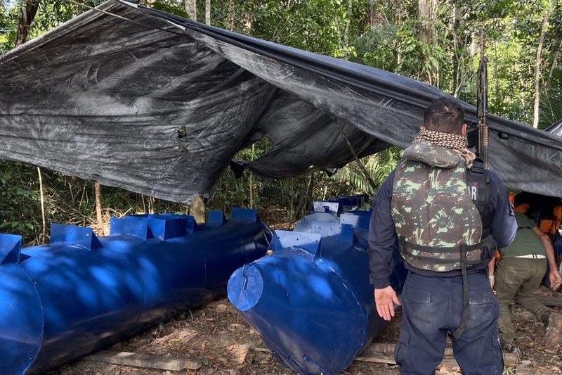 Operação realizada por Funai e parceiros combate garimpo ilegal nas ...