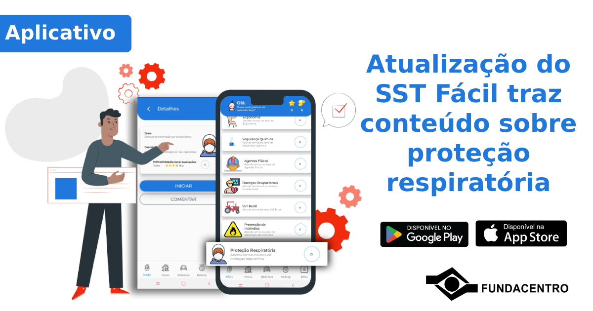 Aplicativo SST Fácil disponibiliza nova aba sobre proteção respiratória ...
