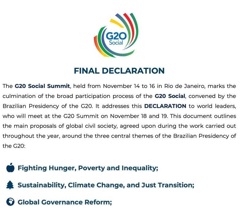G20 Social - Final Declaration