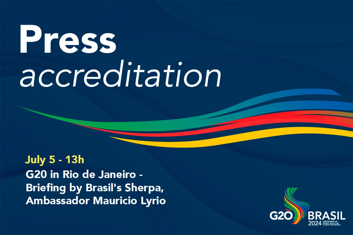 G20 in Rio de Janeiro - Briefing by Brasil's Sherpa, Ambassador ...