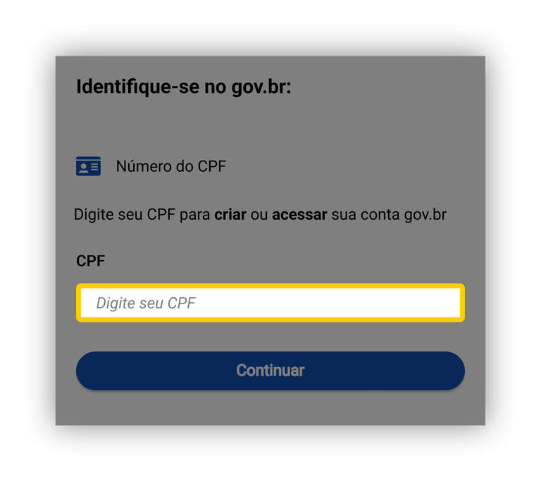 CPF — Governo Digital