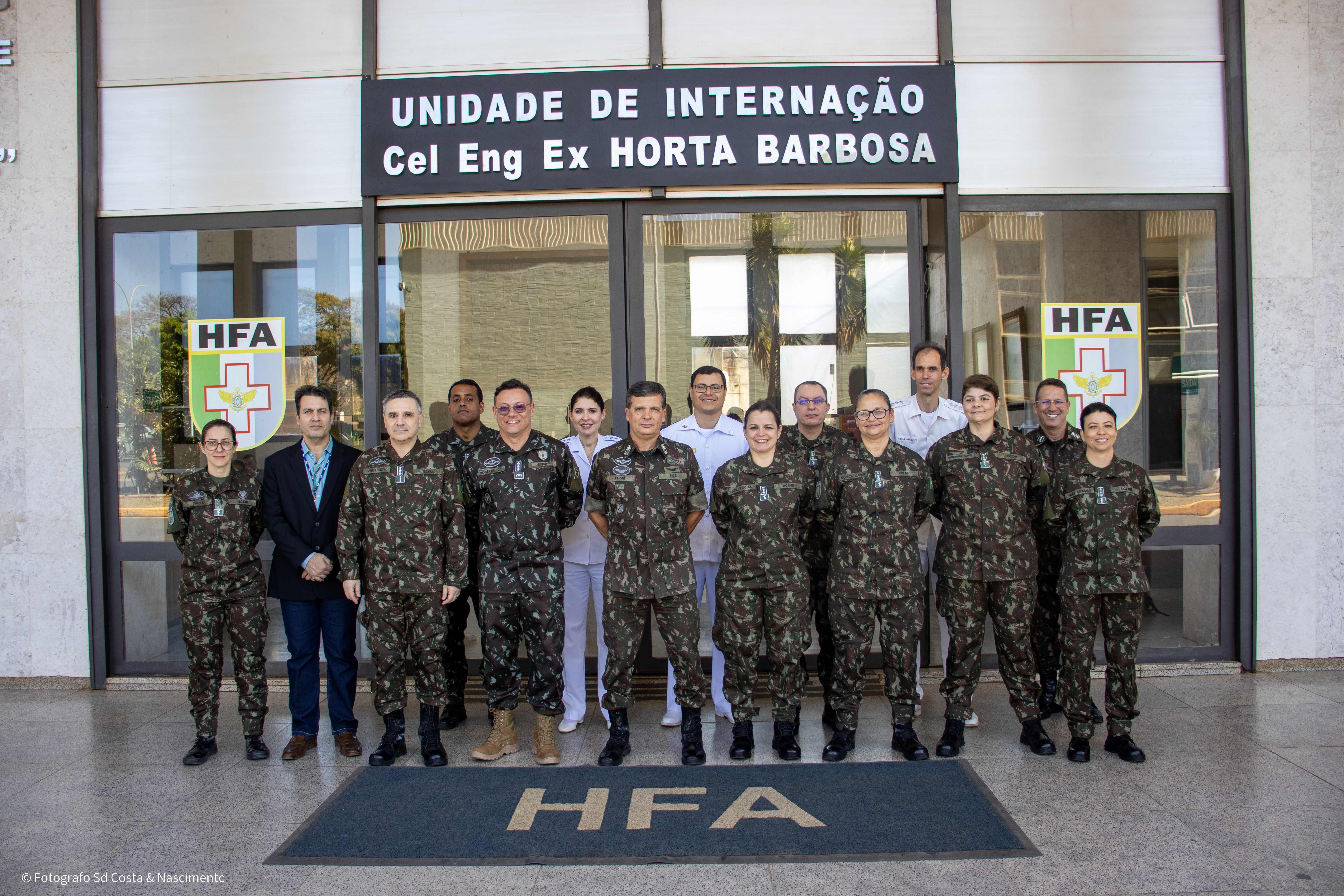 HFA recebe visita dos Oficiais Alunos da Escola de Comando e Estado ...