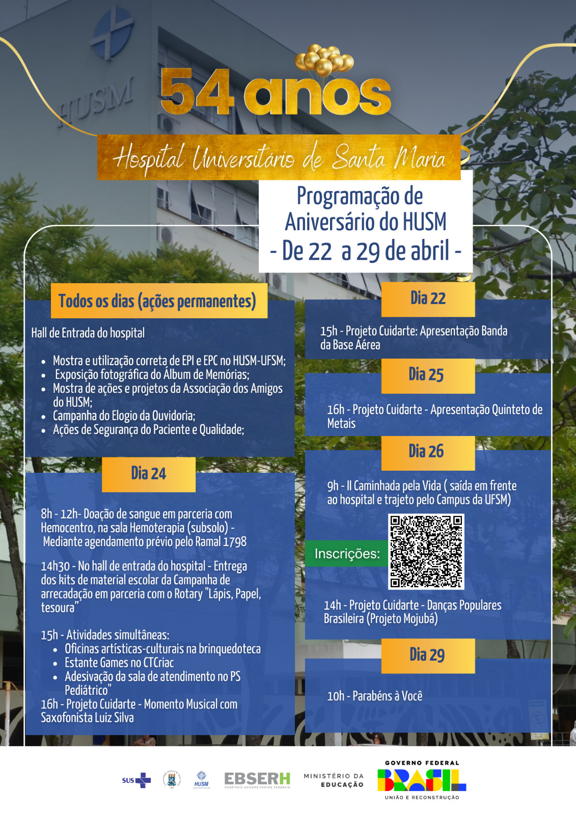HUSM celebra 54 anos de história — HU Brasil
