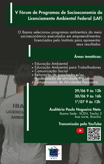 Ibama realiza V Fórum de Programas de Socioeconomia do Licenciamento ...
