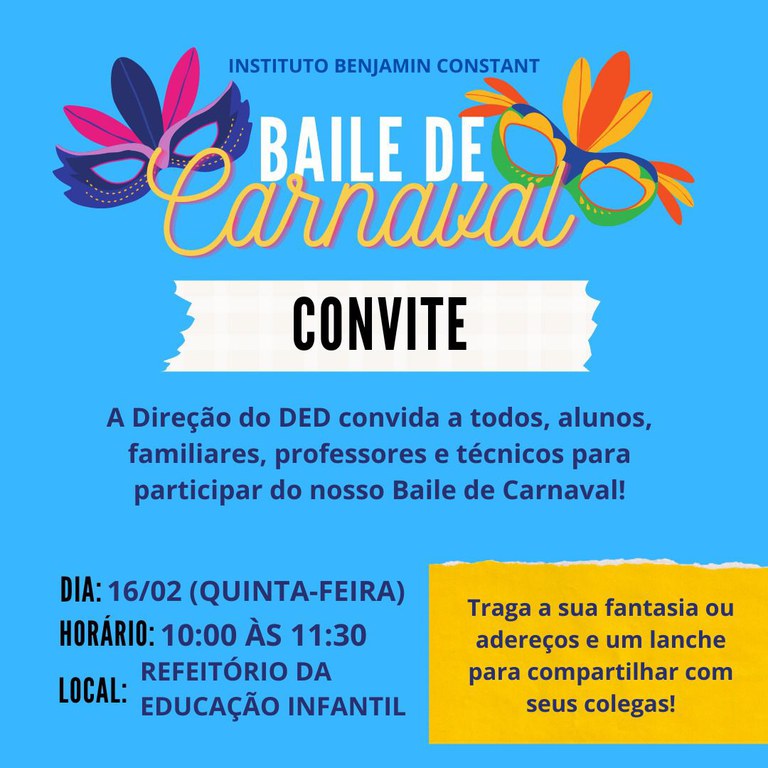 Escola do IBC promove baile a fantasia — IBC
