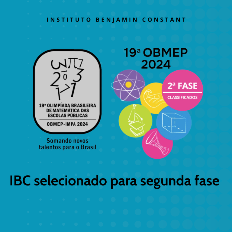 IBC selecionado para segunda fase da OBMEP — IBC