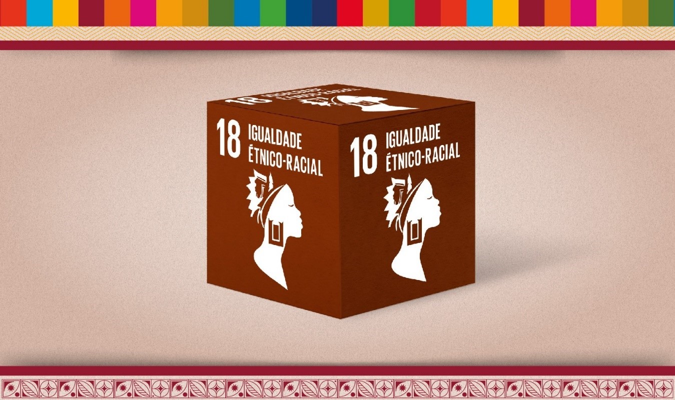 ONU divulga a logomarca do ODS 18 – Igualdade Étnico-Racial — Ministério da Igualdade Racial