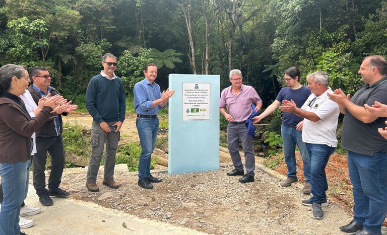 Comunidade Cafuza já usufrui de estrada pavimentada em José Boiteux (SC ...