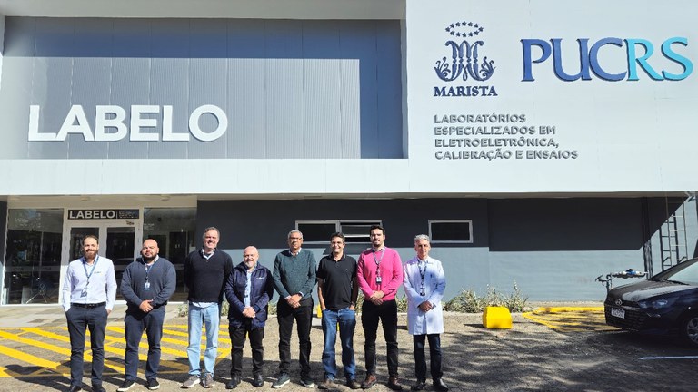 Visita técnica ao Labelo reforça cooperação entre Inmetro e PUCRS — INMETRO