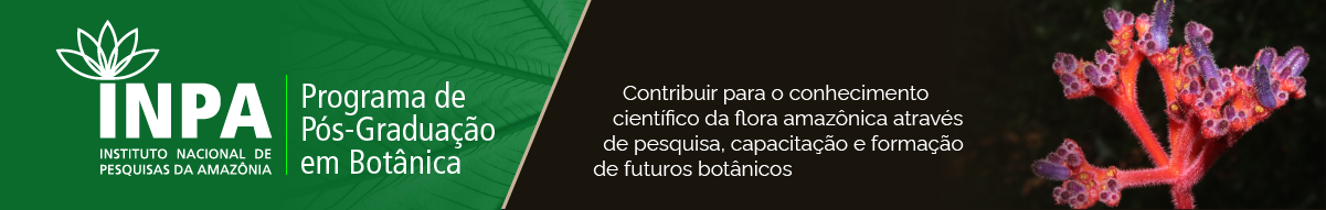 Programa de Pós-Graduação em Botânica — Instituto Nacional de Pesquisas ...