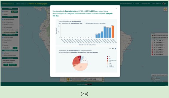Atualização do painel do TerraBrasilis: Filtros por categoria fundiária ...