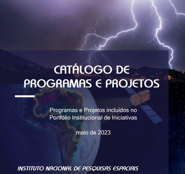 Divulgação do Catálogo de Programas e Projetos — Instituto Nacional de ...