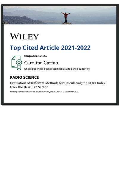 Pós-doutorandas do INPE recebem prêmio por artigo mais referenciado em ...