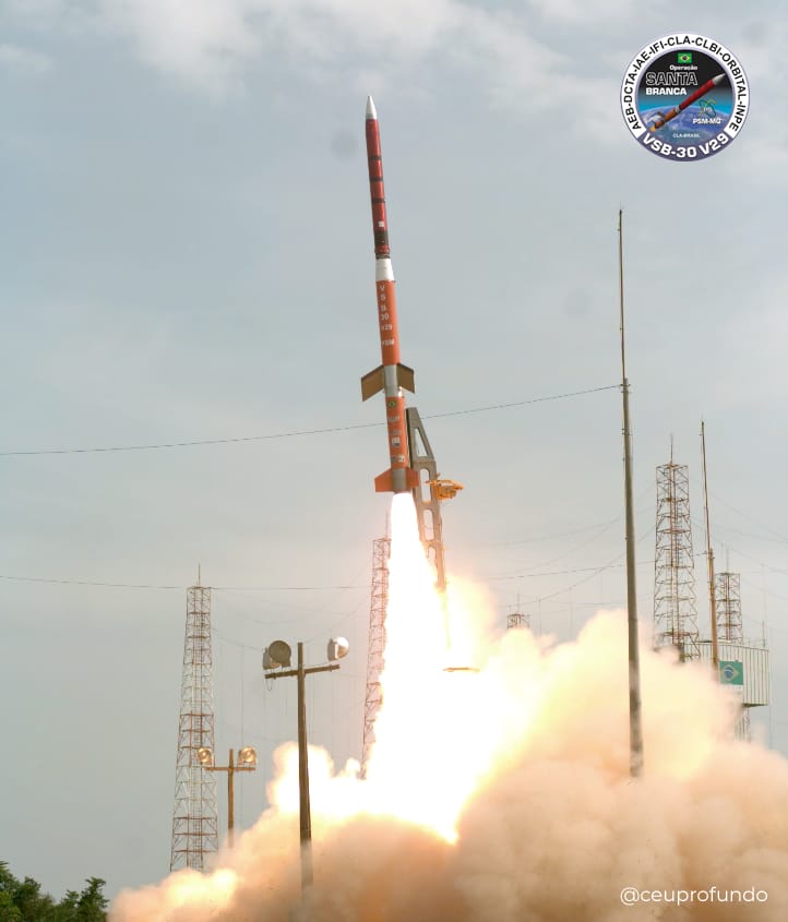 Sucesso no lançamento do foguete VSB-30 com experimento do INPE ...