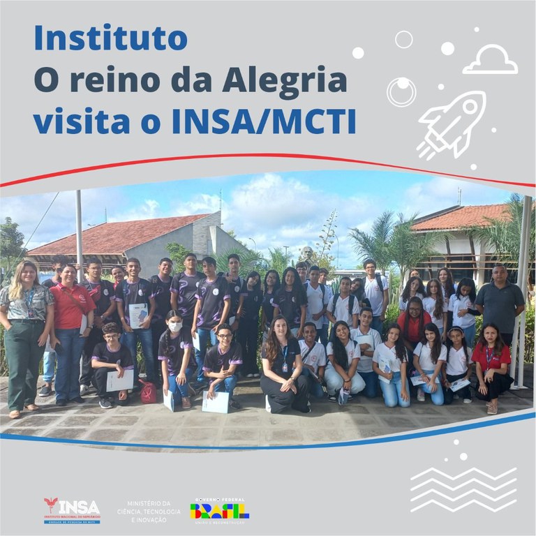 Instituto O Reino da Alegria visita o INSA/MCTI — Instituto Nacional do Semiárido - INSA