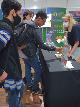 INT leva atividades interativas para a SNCT-DF — Instituto Nacional de Tecnologia - INT