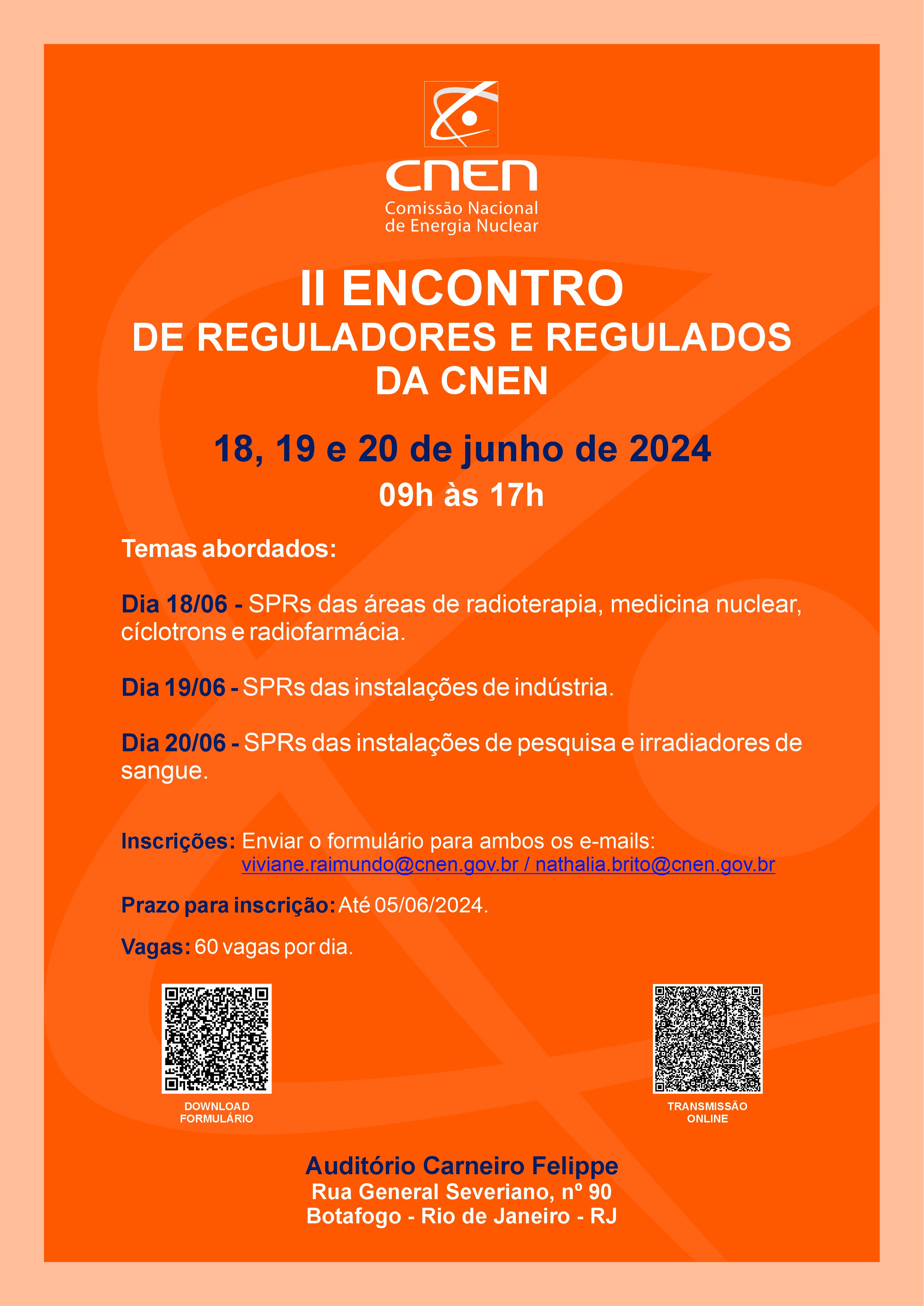 Eventos 2024 — Instituto de Radioproteção e Dosimetria - IRD