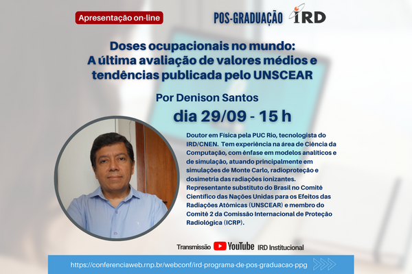 Seminário de Radioproteção e Dosimetria traz como tema doses ...